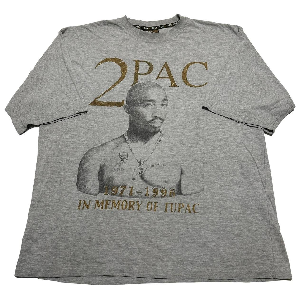 Retro 2PAC T shirt Rap Memorial RIP TEE 1971-1996... - Depop