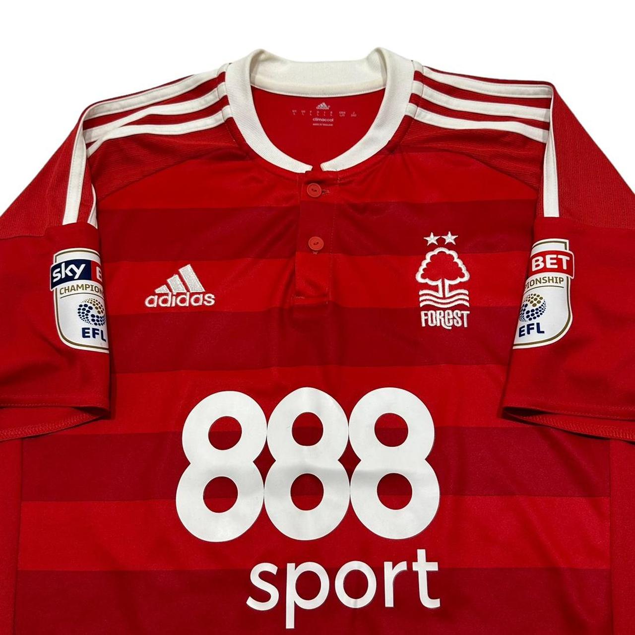 ADIDAS Nottingham Forest Football Shirt 2016 Retro... - Depop