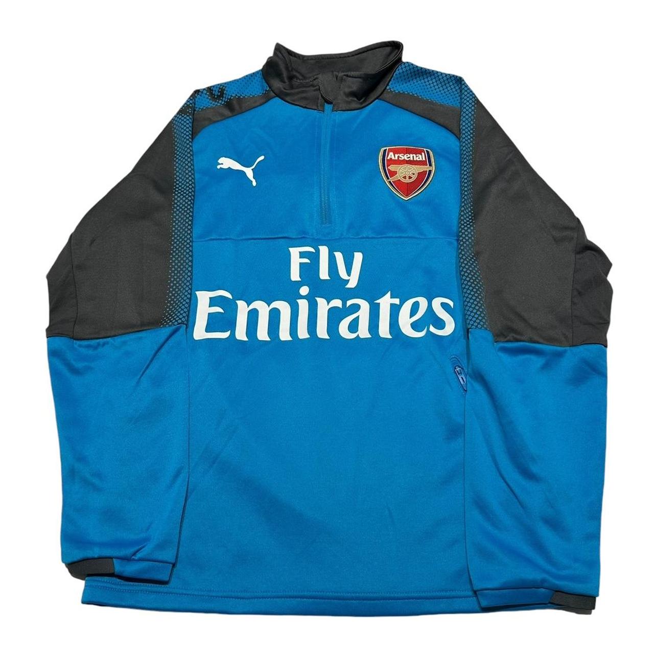 ARSENAL Football Jersey Jumper PUMA Quarter Zip
