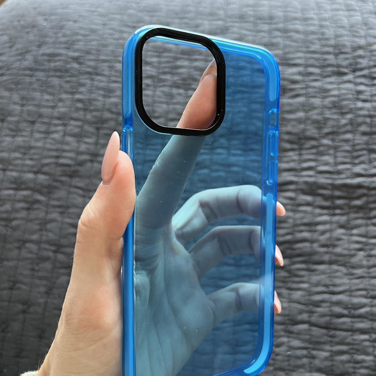 iPhone 13 Pro Max blue case - Depop