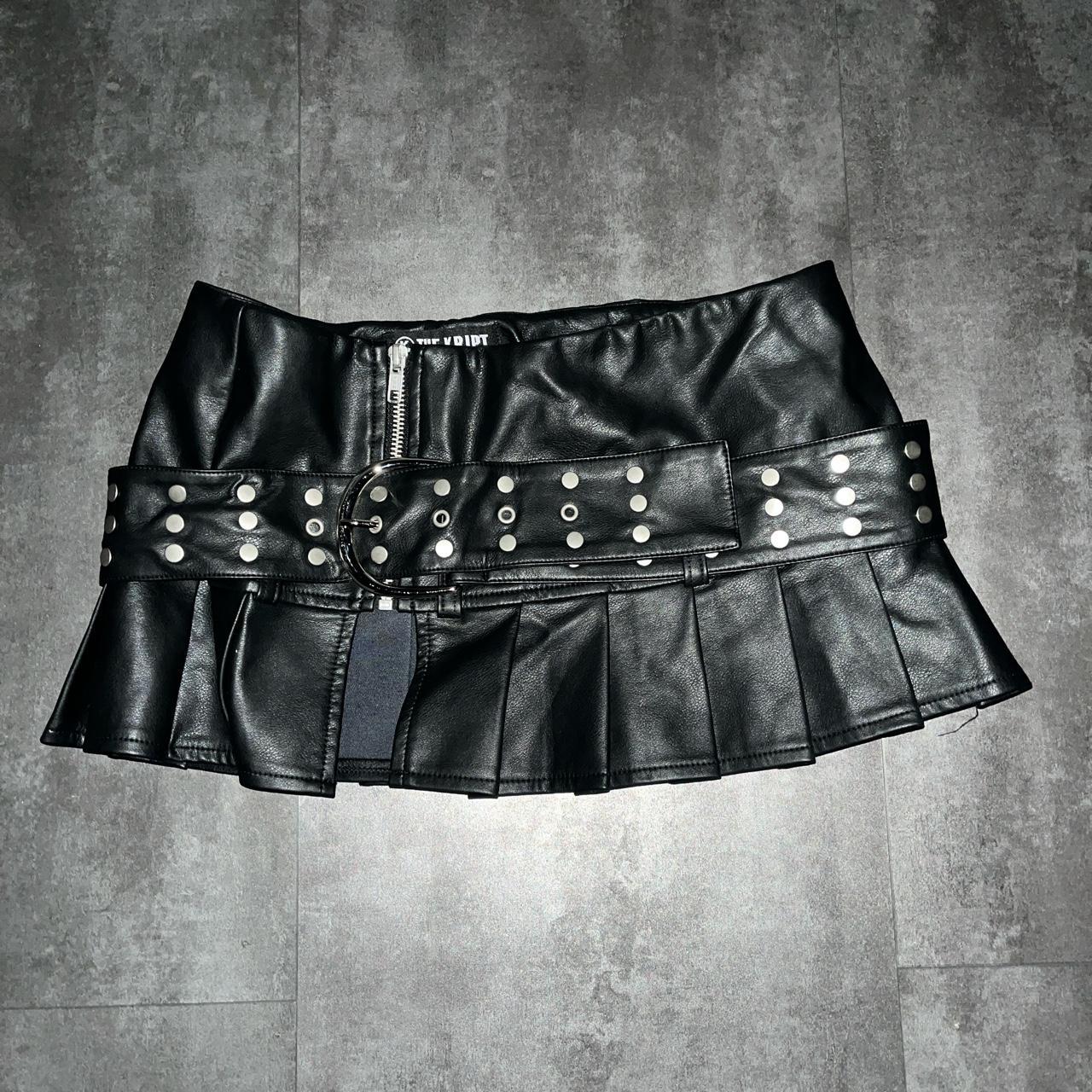 The Kript Women's Black Skirt | Depop