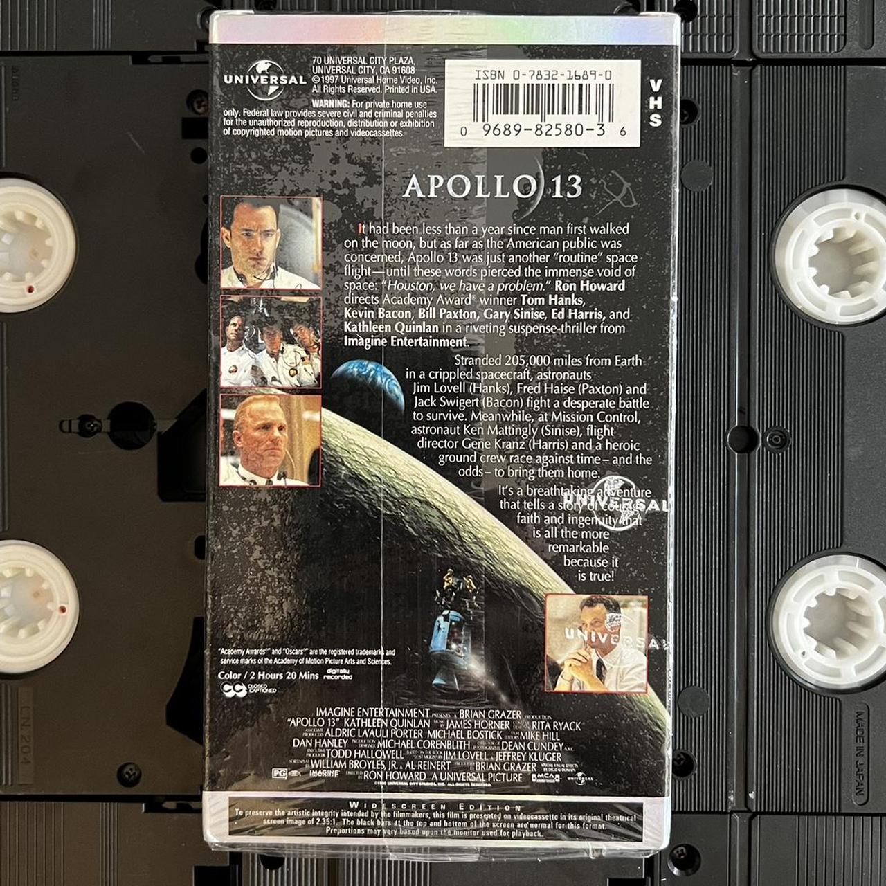 Apollo 13 VHS Open but still in protective plastic... - Depop