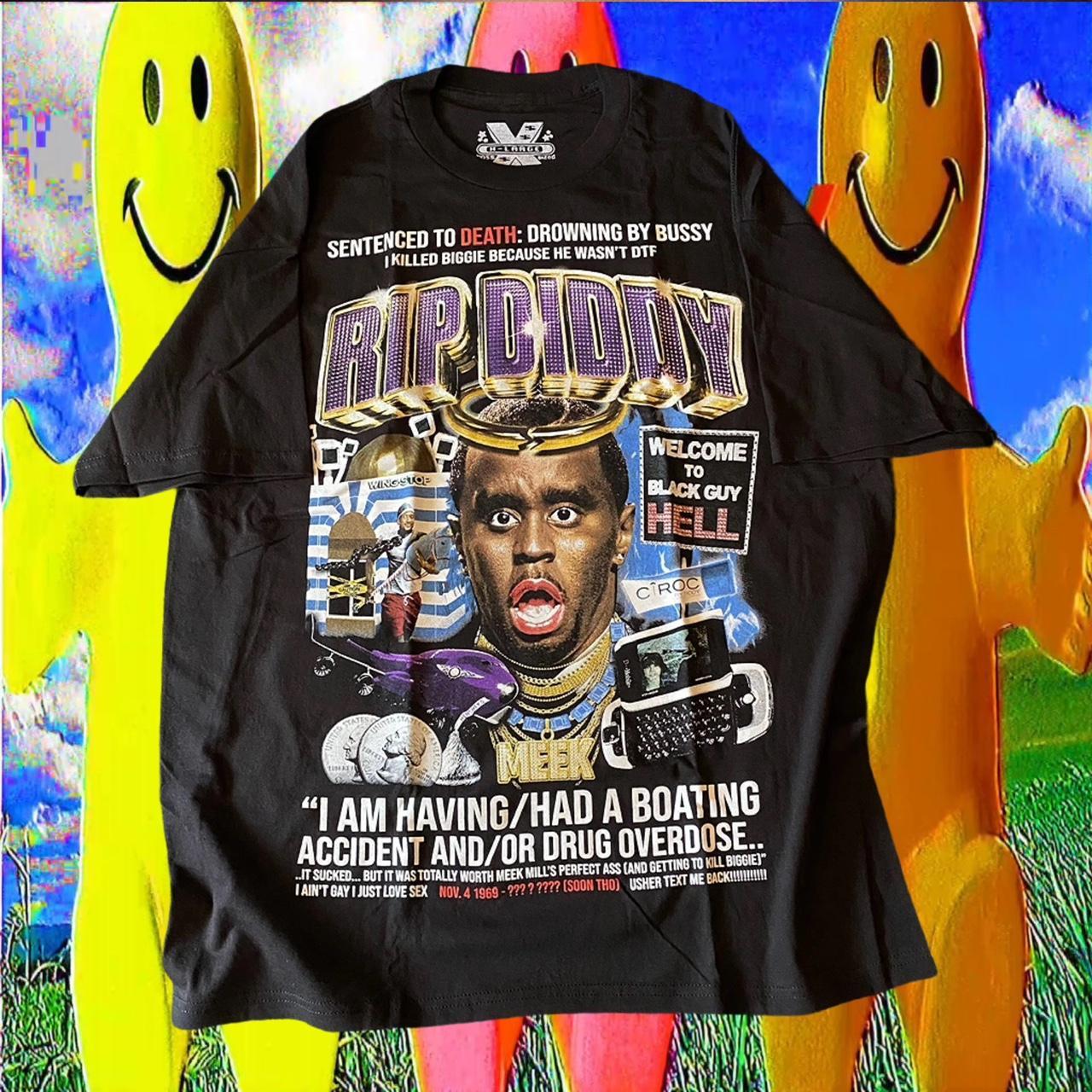Million Dollar Extreme RIP Diddy Tee Dead... - Depop