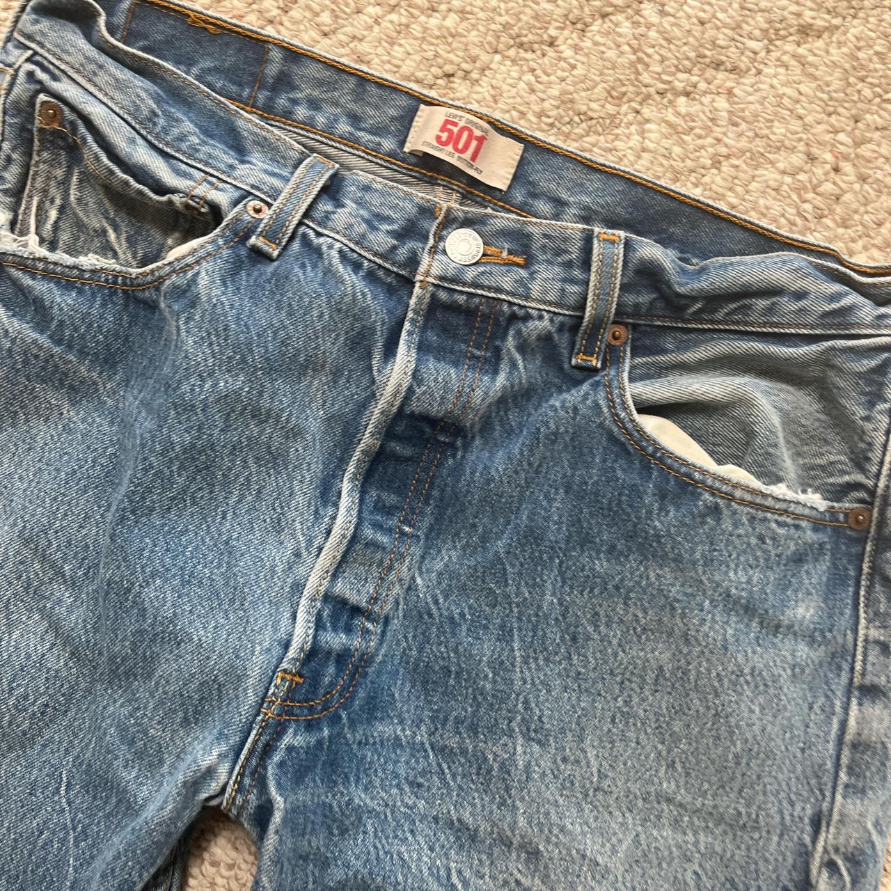 Levi’s 501 blue jeans W 35 L 34 #vintage #denim #levis - Depop