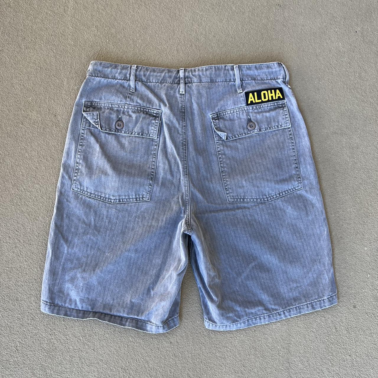 Birdwell Beach Britches ALOHA Herringbone Camp... - Depop
