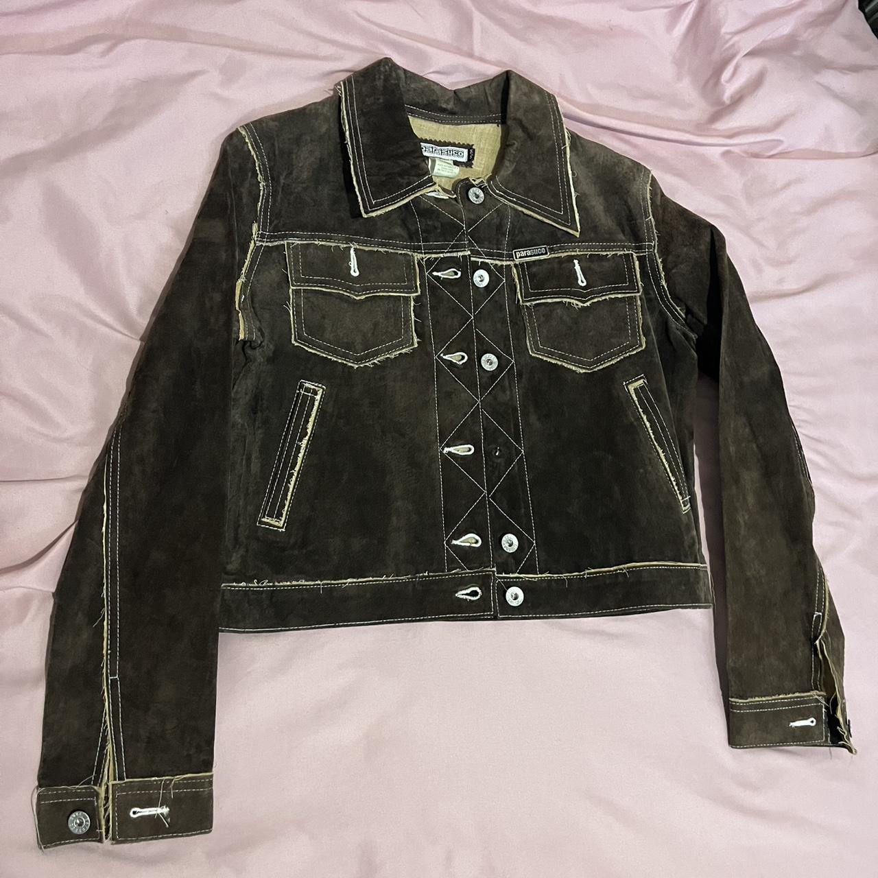 Parasuco brown suede jacket ~ Never worn, excellent... | Depop