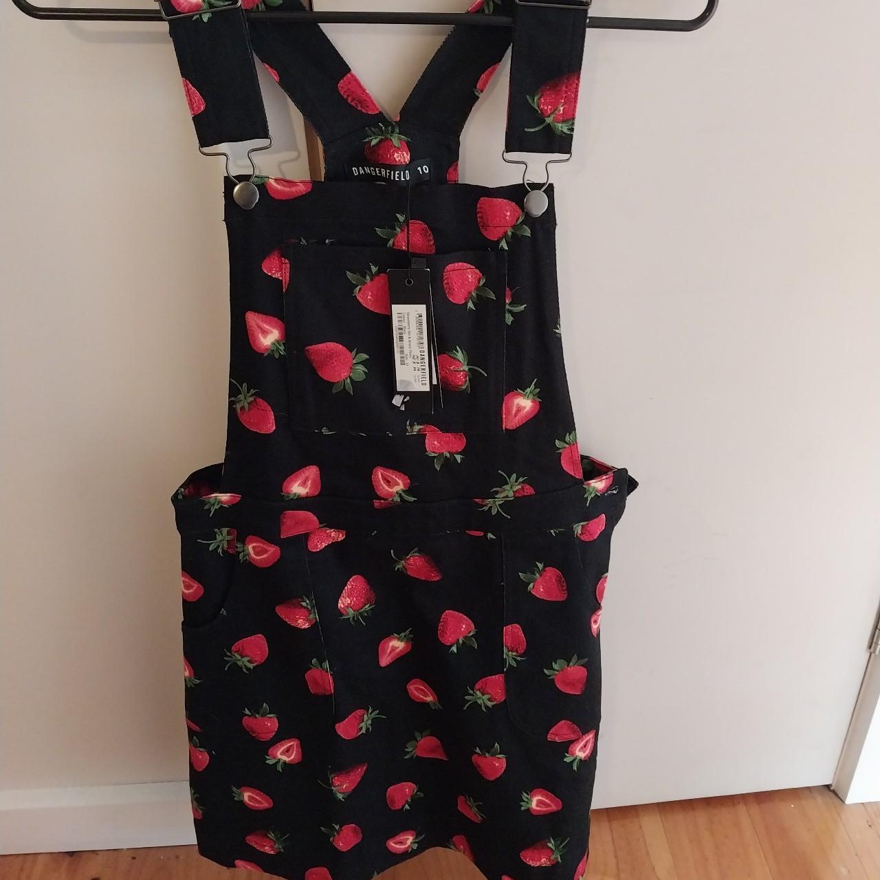 Dangerfield strawberry pinny Brand new with tags,... - Depop