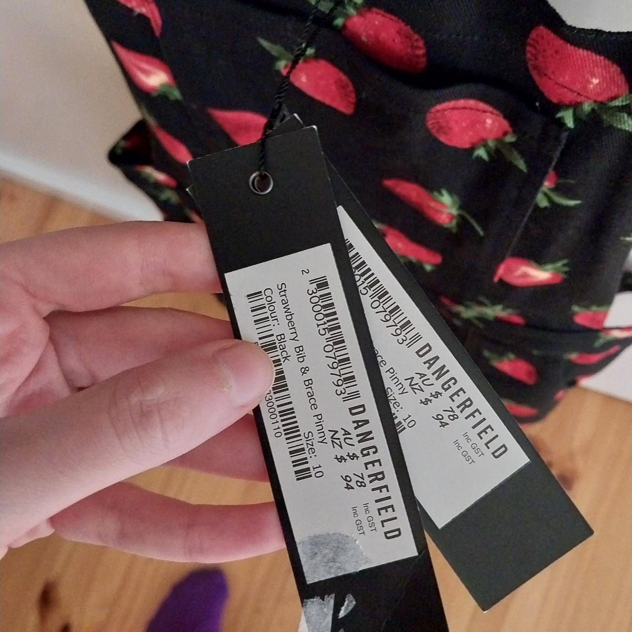 Dangerfield strawberry pinny Brand new with tags,... - Depop