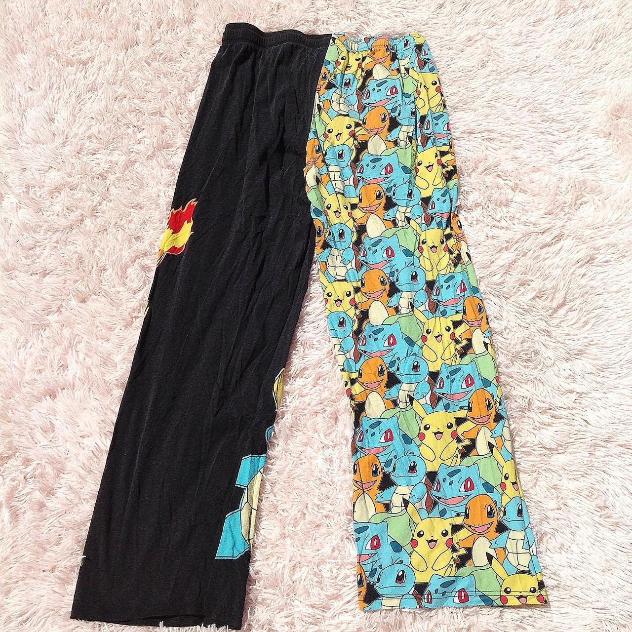 Starter Pokemon Pajama Pants. These have a fun split... - Depop