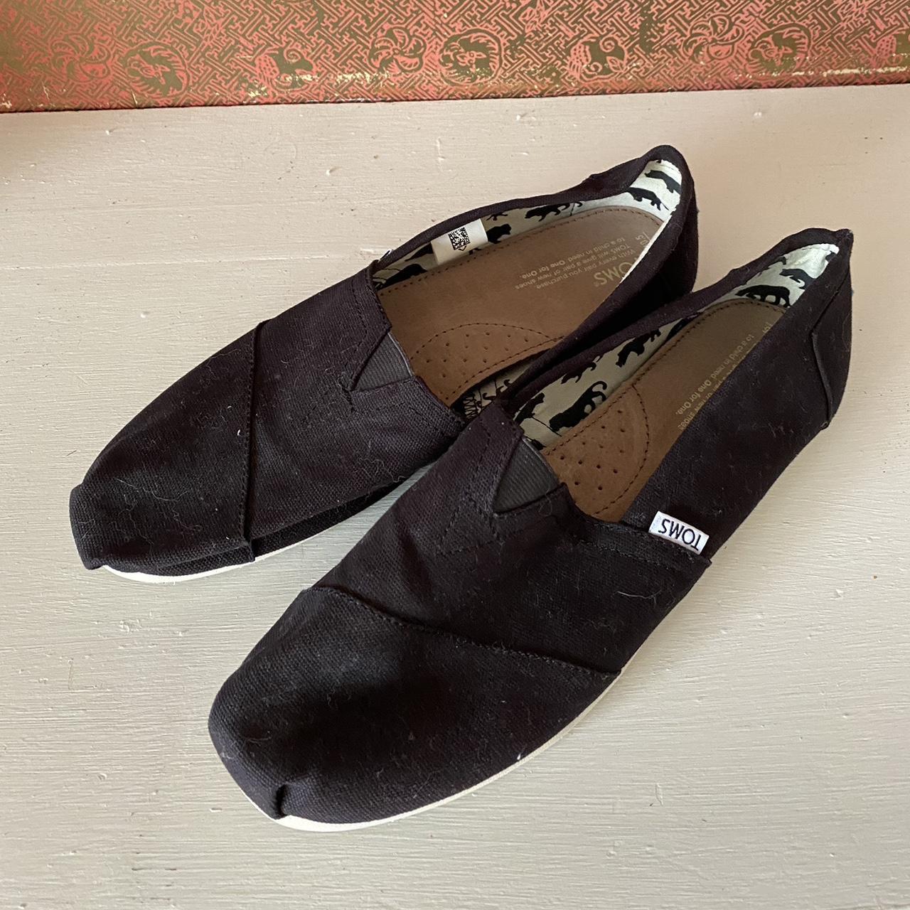 TOMS Men's Black Sandals | Depop