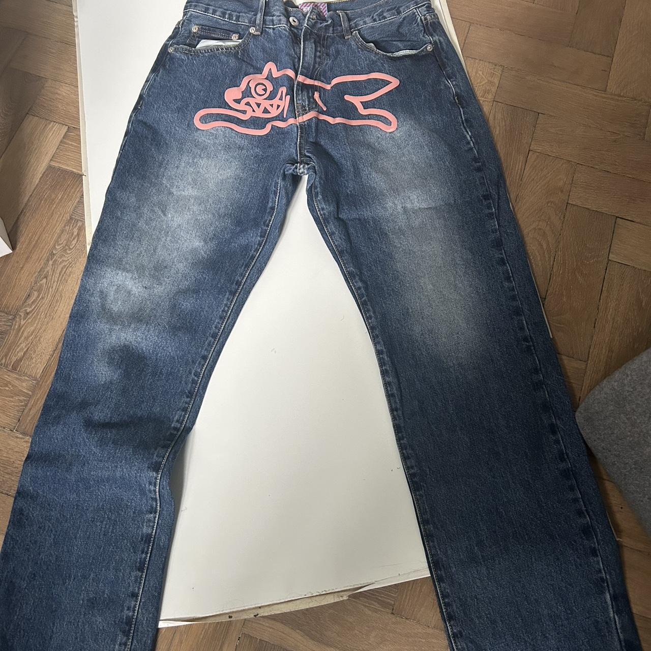 bbc ice cream jeans size 32 worn once in great... - Depop