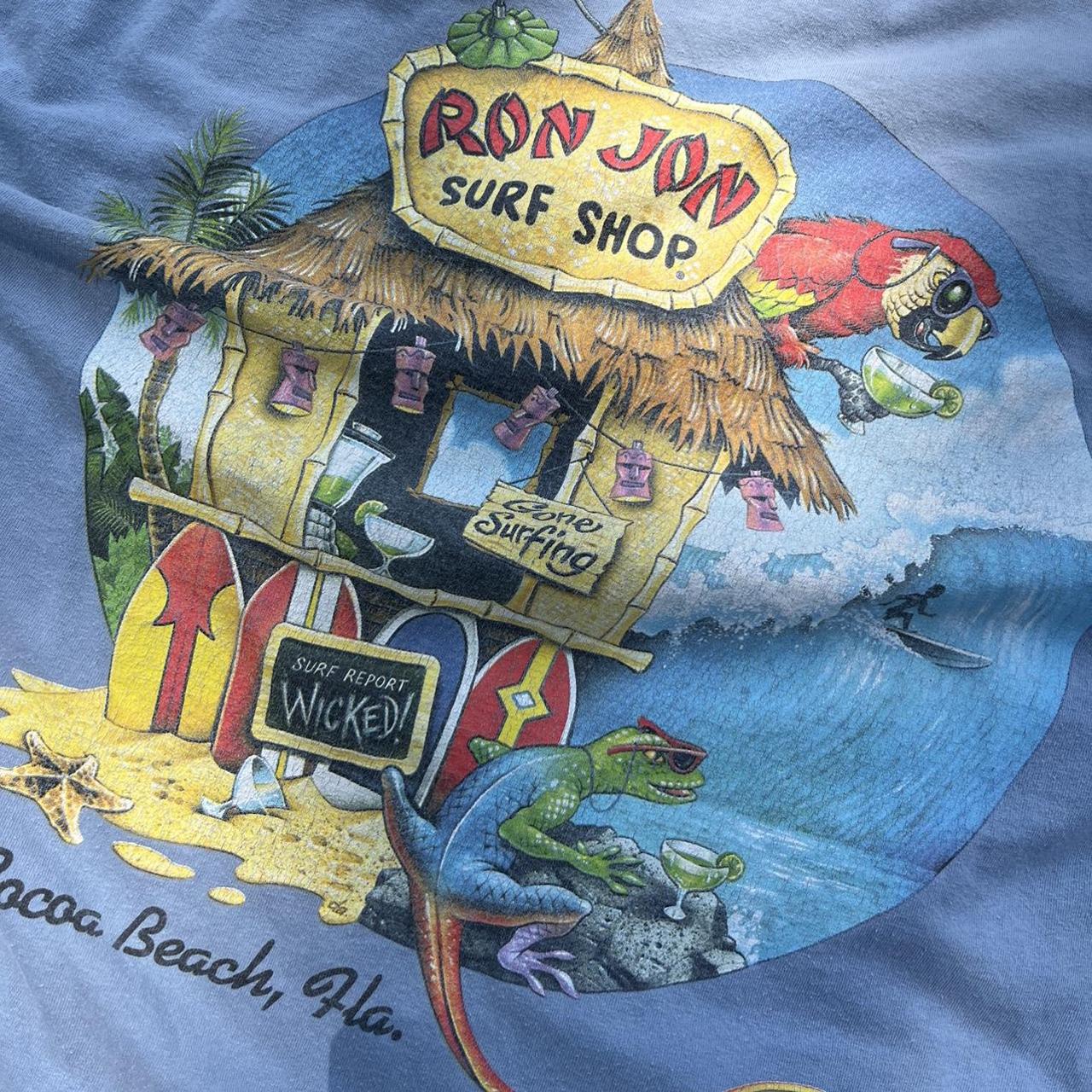 Vintage Ron Jon Surf Shop T-Shirt Size XL With A Few... - Depop
