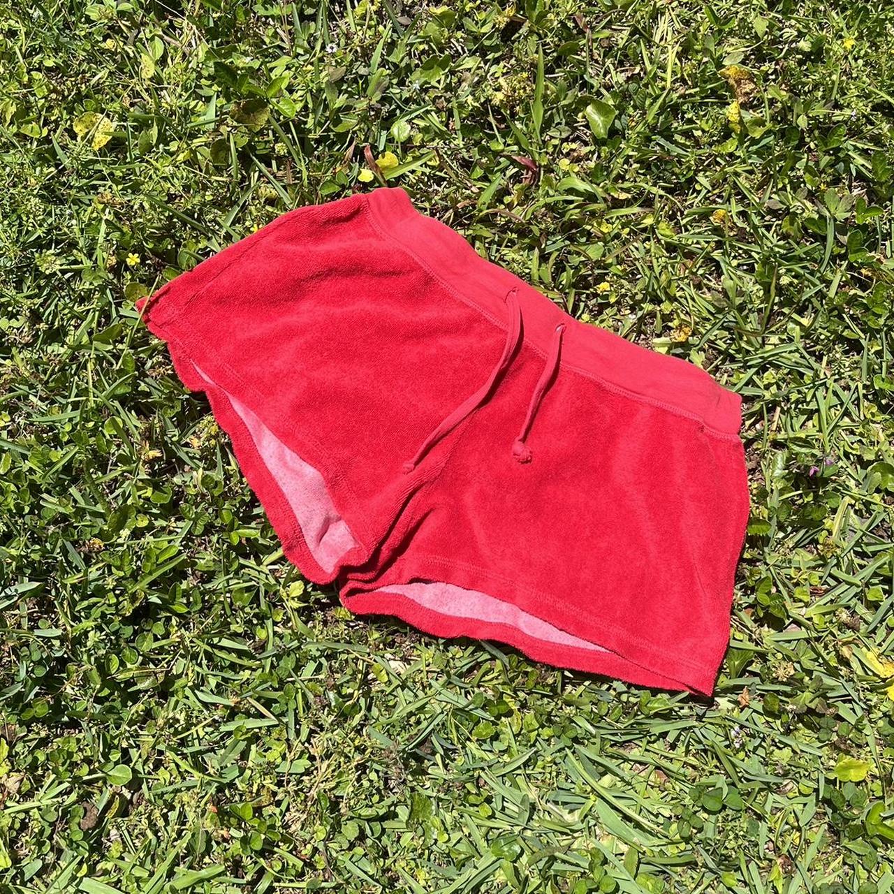 Early 2000’s Terry Cloth Mini Shorts Size Large But... - Depop