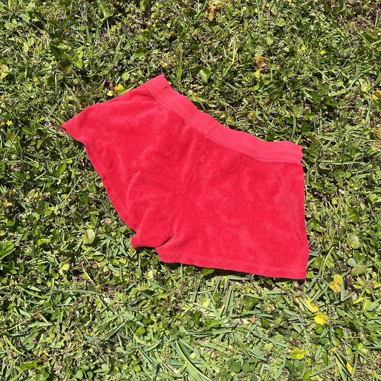 Early 2000’s Terry Cloth Mini Shorts Size Large But... - Depop