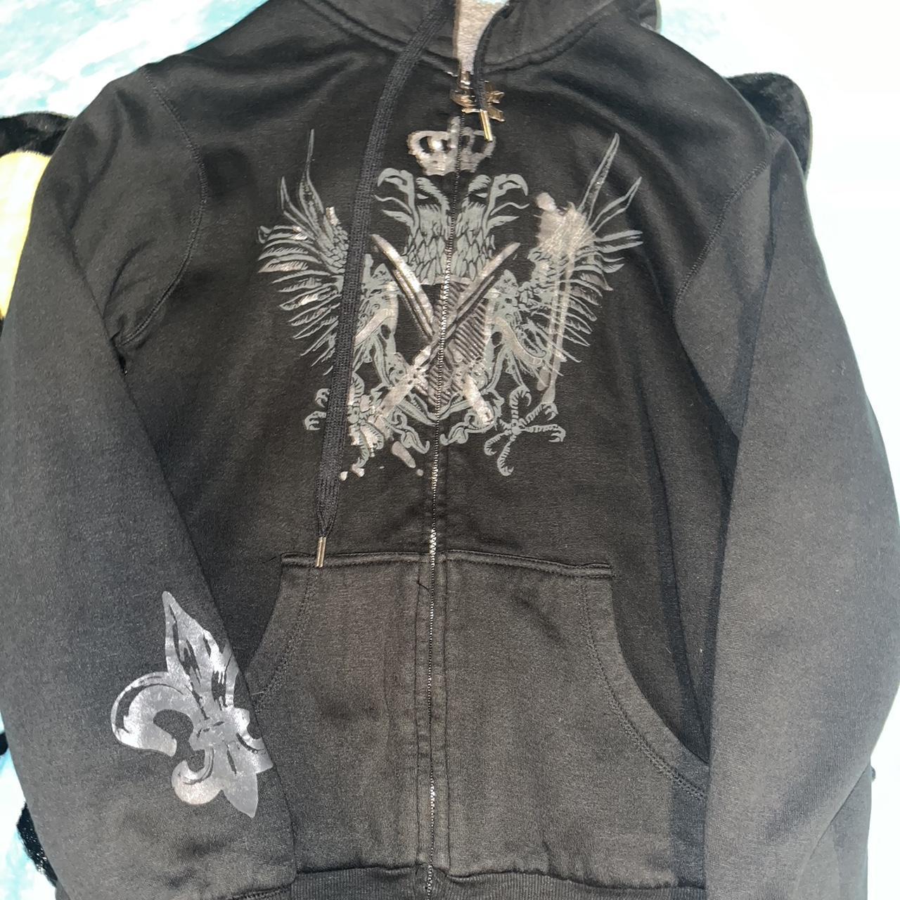 Y2k emo grunge affliction style urban heritage... - Depop