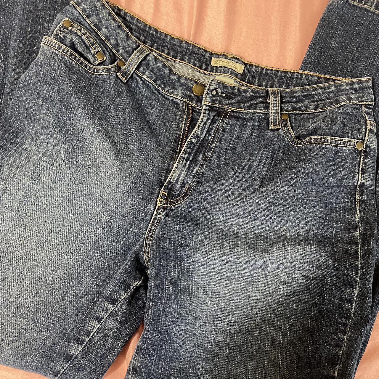 st john’s bay jeans size 12 flared - Depop