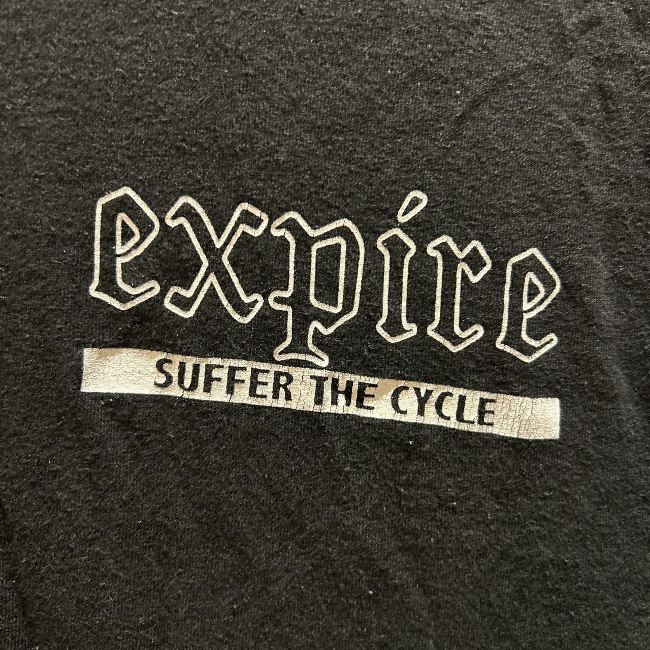 Expire ‘suffer in cycle’ long sleeve T-shirt in size... - Depop