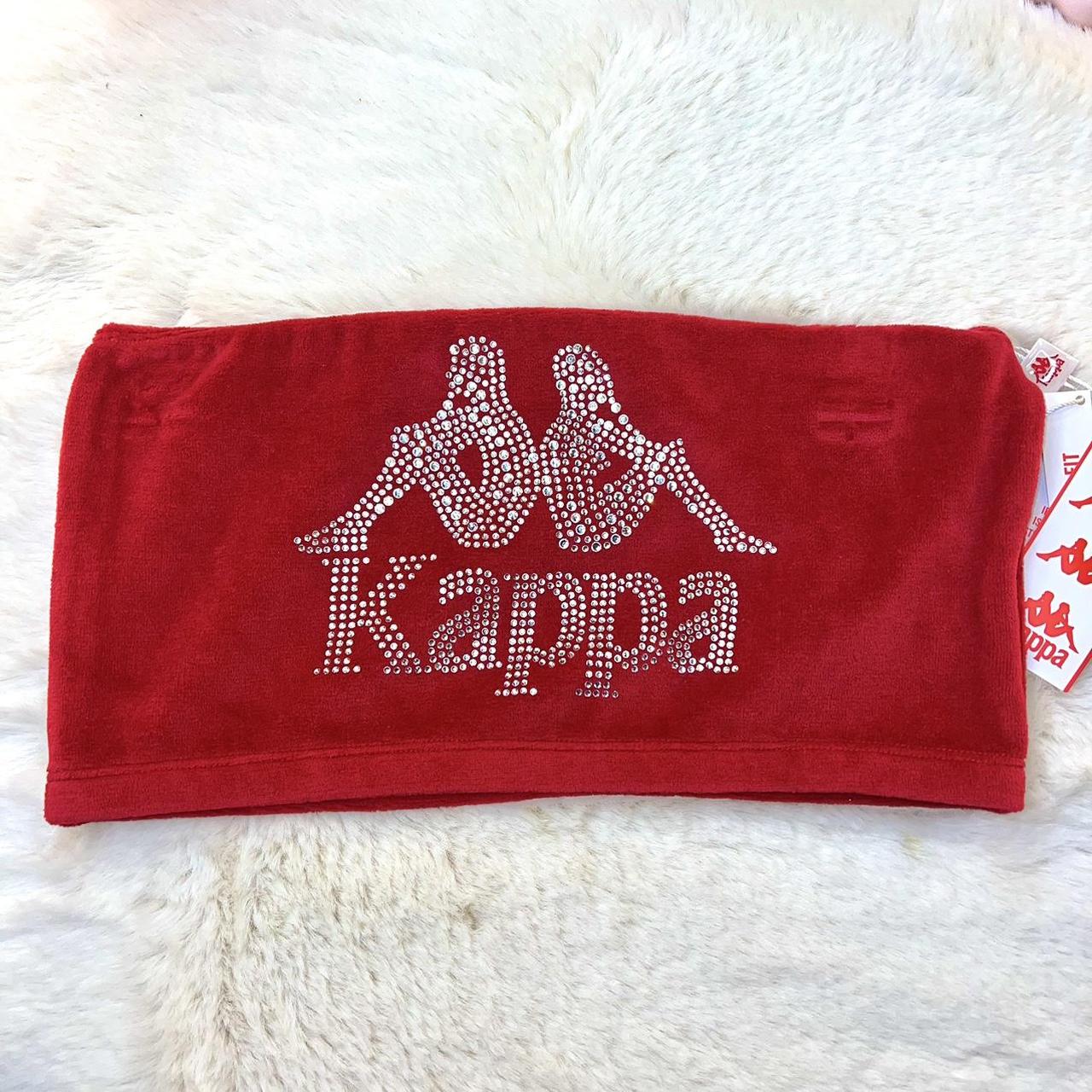 Kappa Women's Red Crop-top | Depop