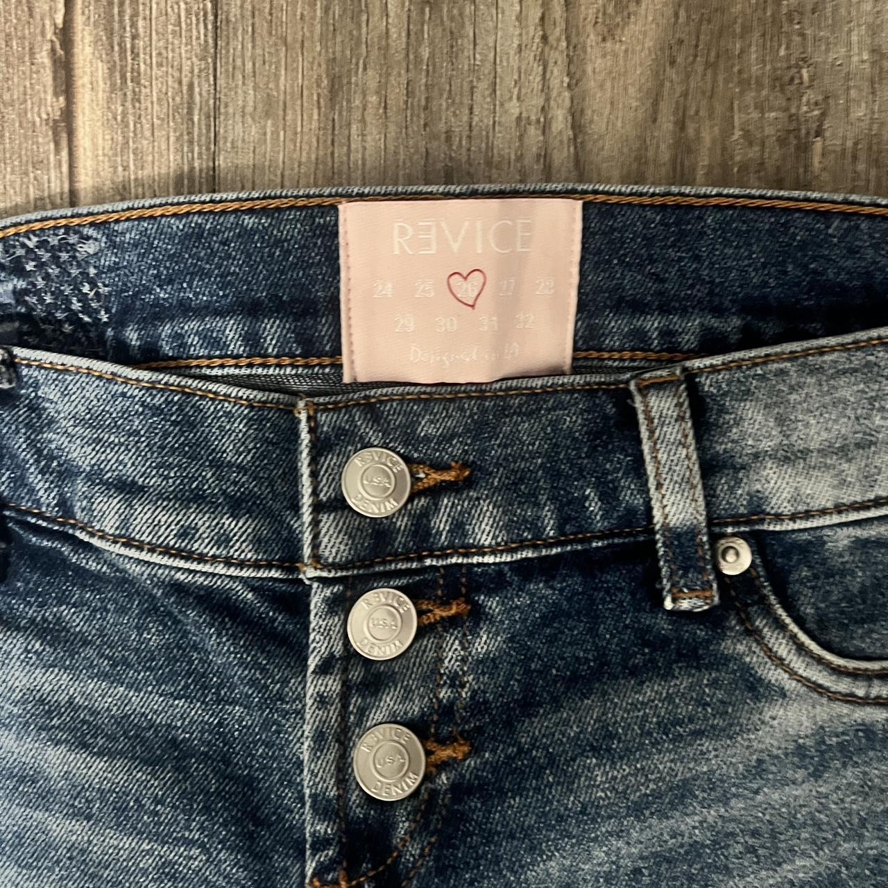 REVICE low rise flares size 26 no flaws - Depop