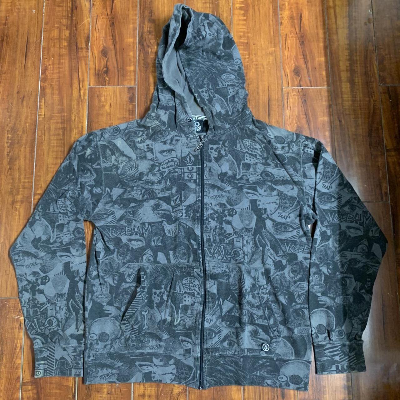 y2k Volcom Lightweight Jacket Tagged XL, but can... - Depop