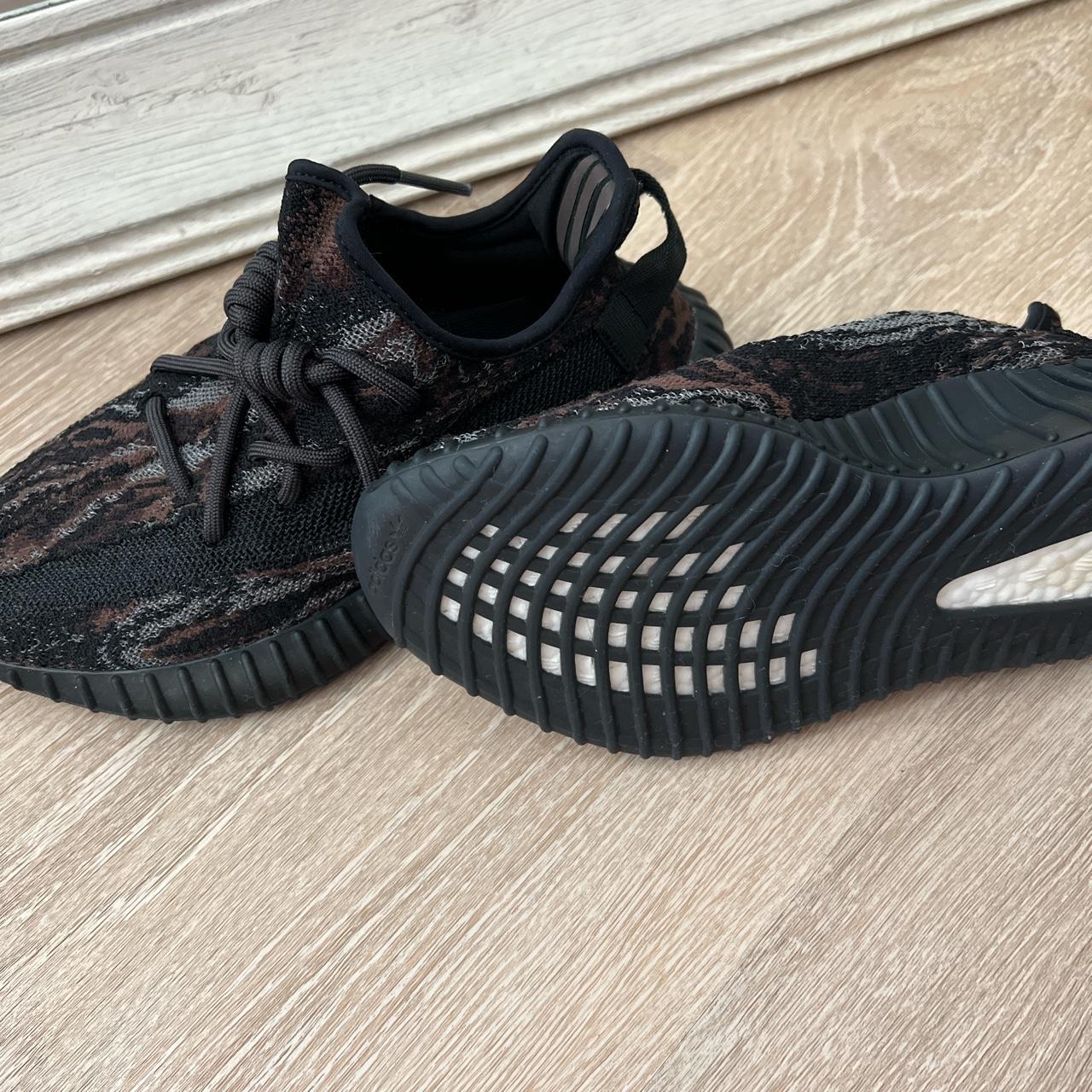 Yeezy Women's Black and Brown Trainers | Depop