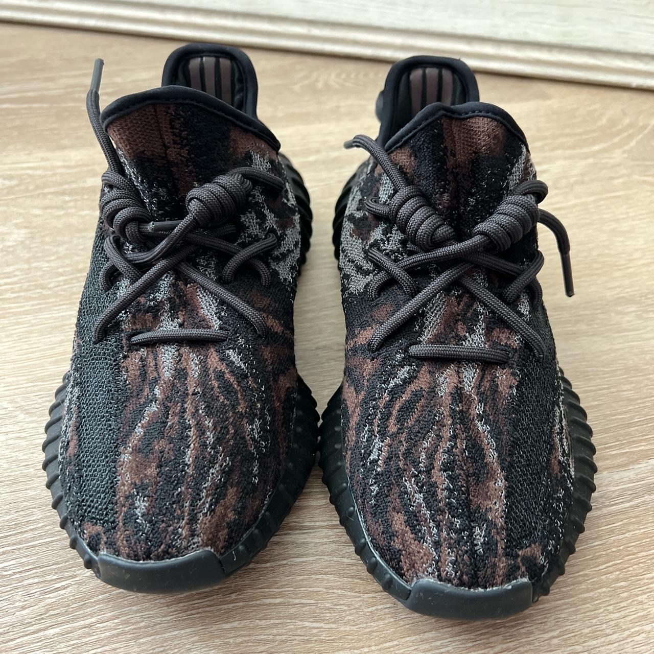 Yeezy Women's Black and Brown Trainers | Depop