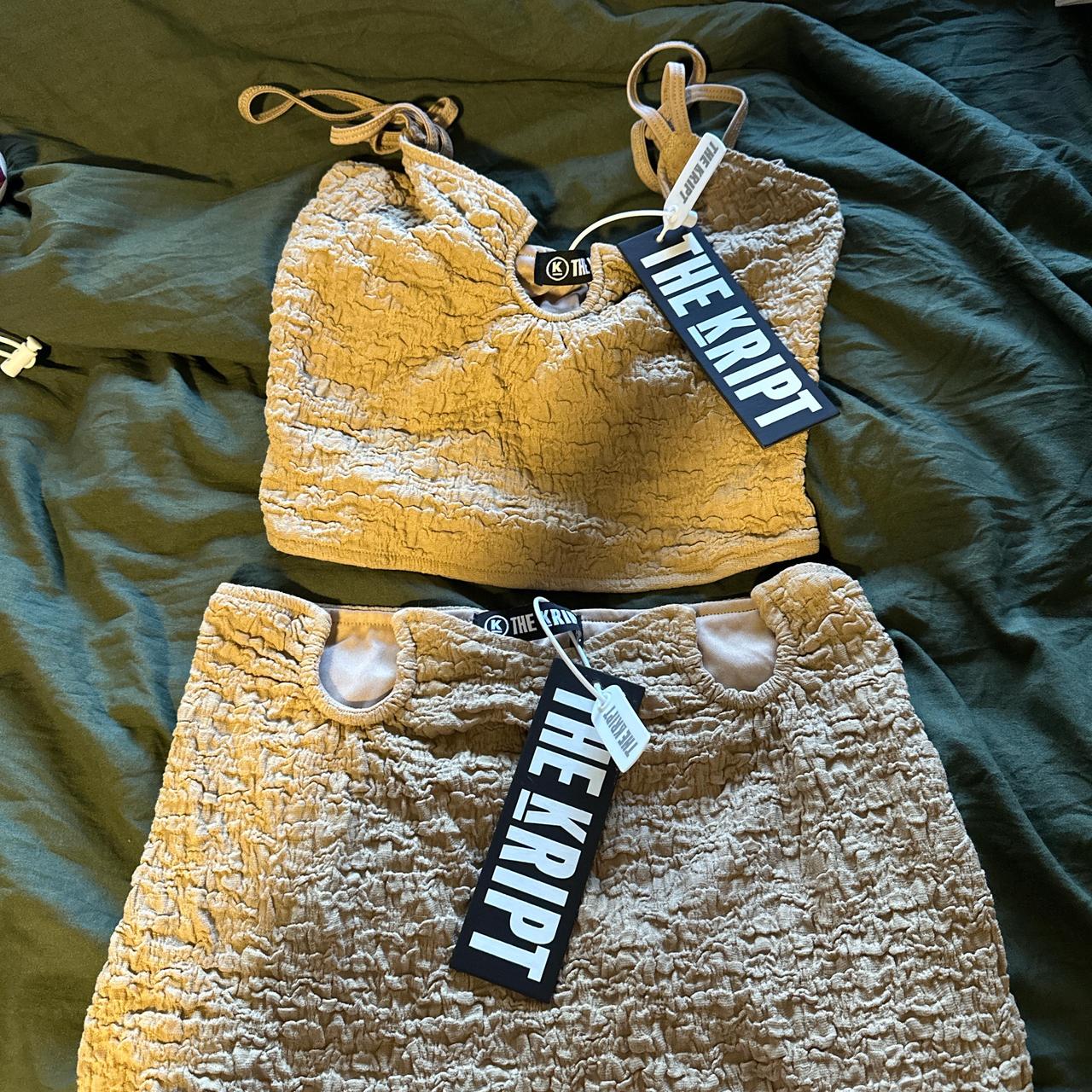 Ruffle set from the Kript - Depop