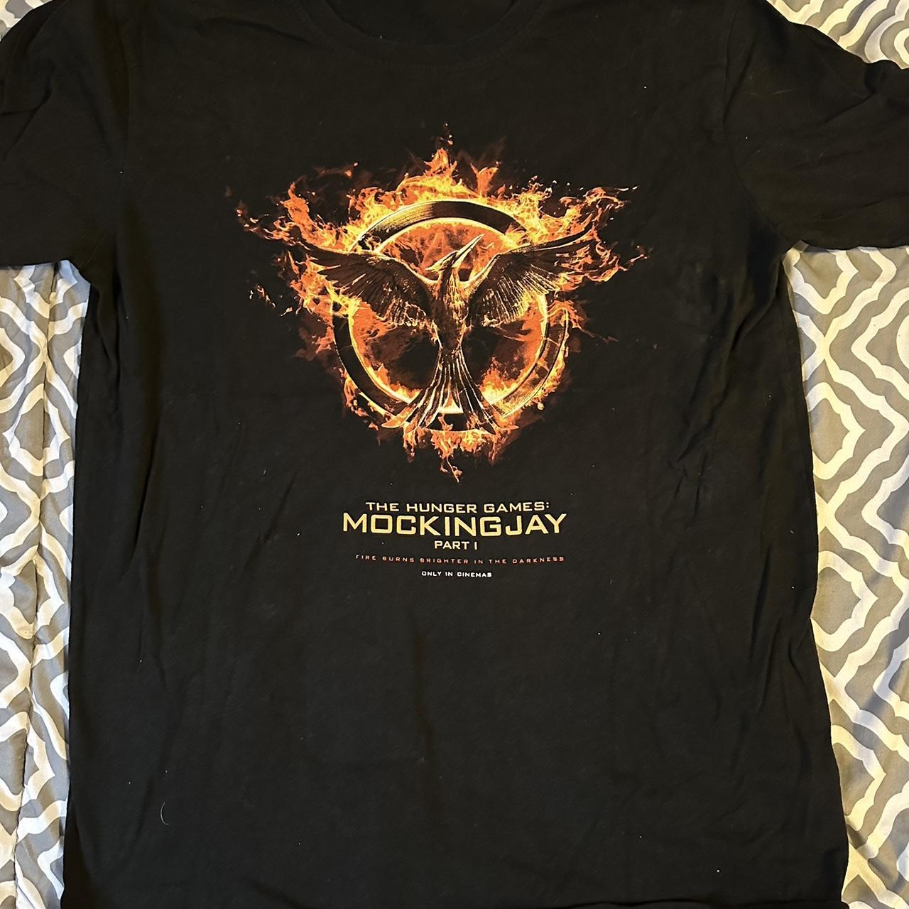The Hunger Games T-Shirt Size L Mockingjay Part 1... - Depop