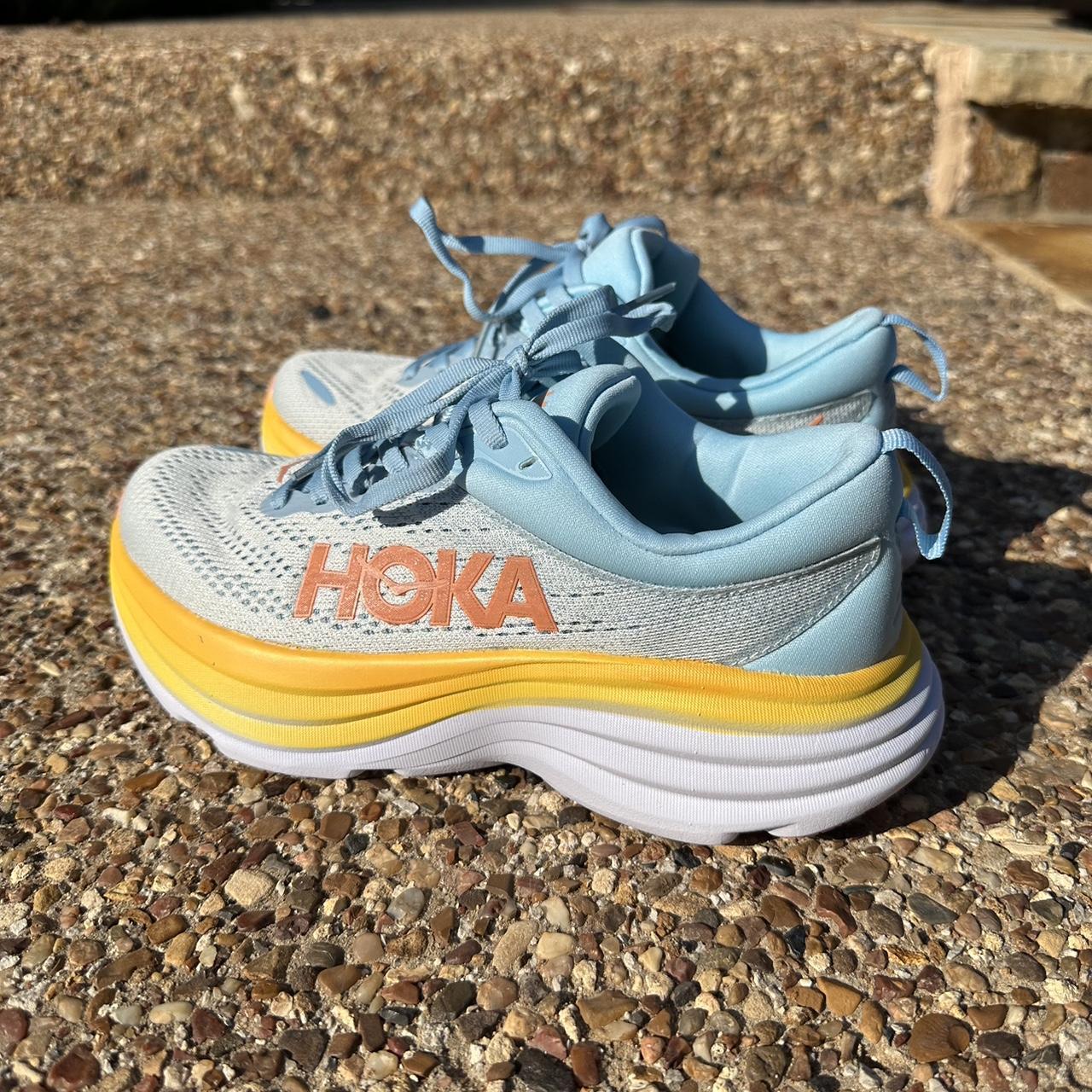 HOKA Bondi 8 Color: Summer Song Size: 6.5 So cute!... - Depop