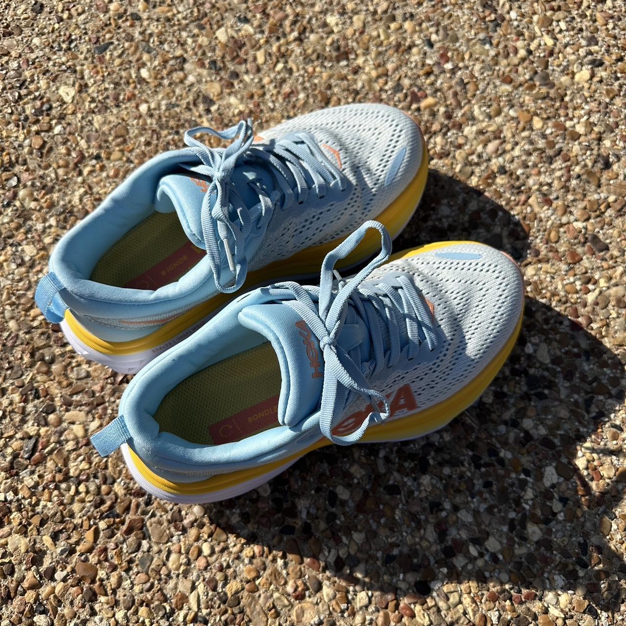 HOKA Bondi 8 Color: Summer Song Size: 6.5 So cute!... - Depop