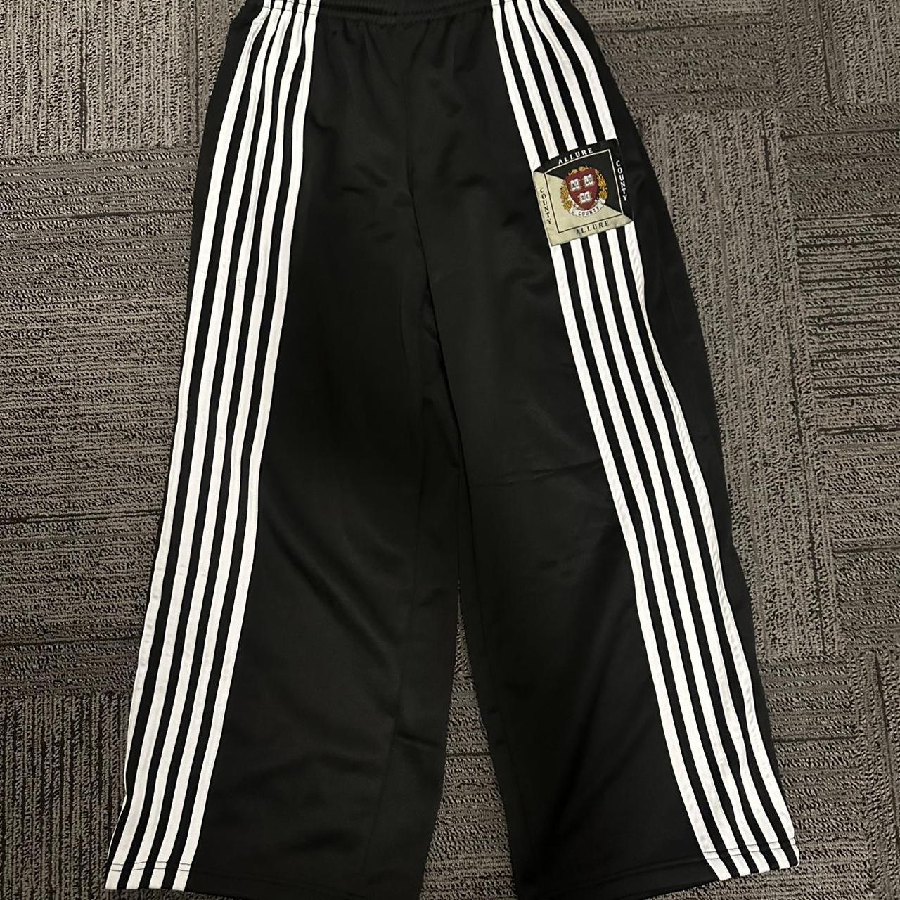 Allure County Sweatpants Black/White Men’s Size Large | Depop