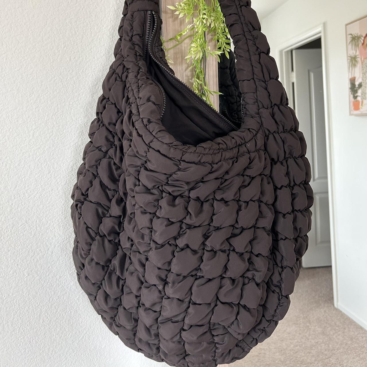 🤎OVERSIZED COS QUILTED BAG IN BROWN🤎 Oversized... - Depop