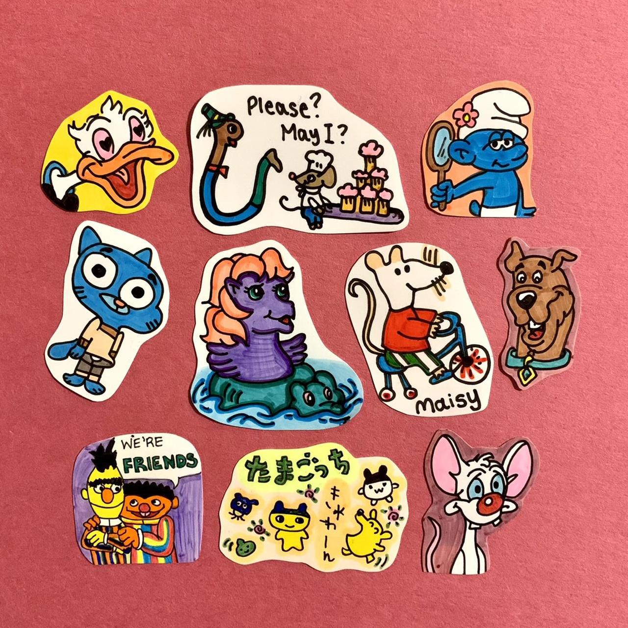 childhood memories sticker bundle🧁 Includes 10... - Depop