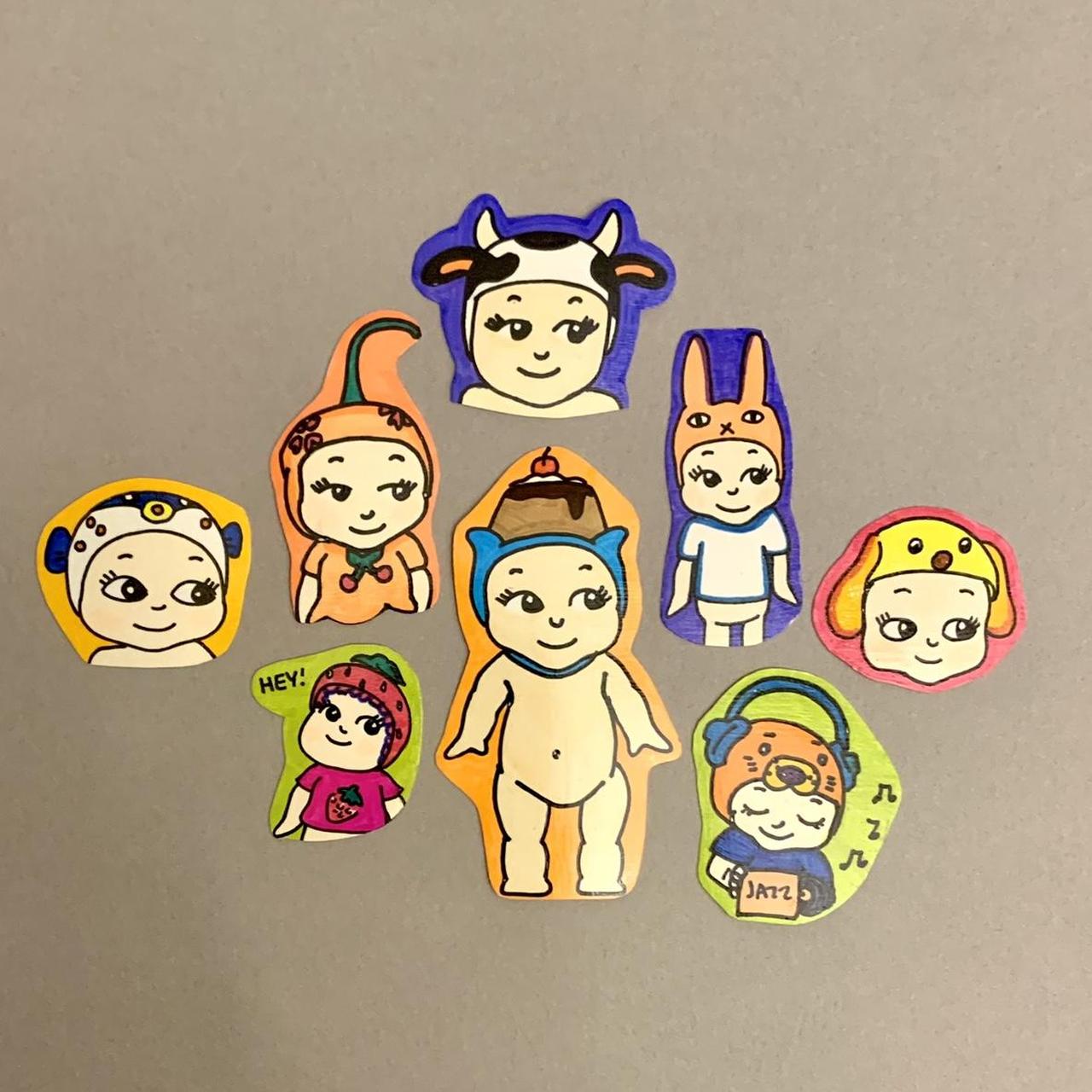 SONNY ANGEL INSPIRED STICKER BUNDLE🍓🍌 Includes 8... - Depop