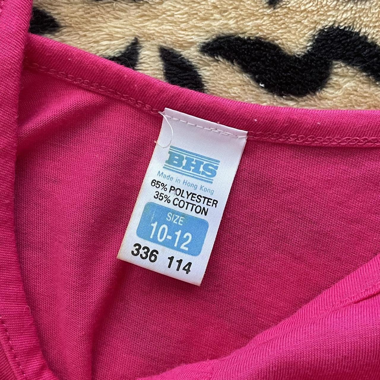 Cute y2k mcbling magenta pink tank top with tie up... - Depop