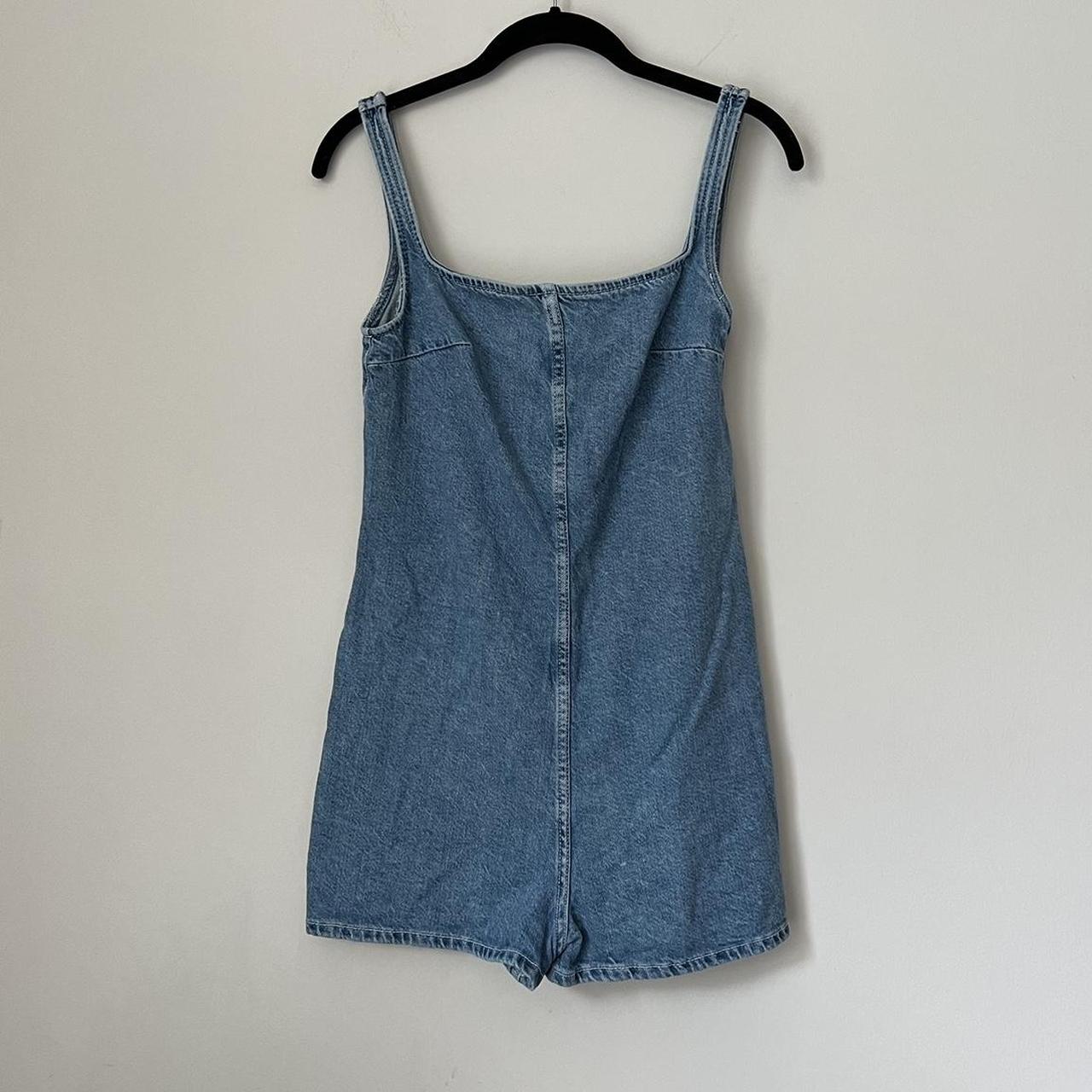 Zara Denim Romper Worn gently a couple of times, no... - Depop