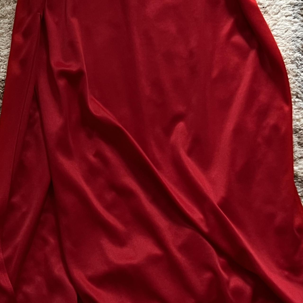 Vintage 90s deep cherry red dress 🍒🧸 - Depop