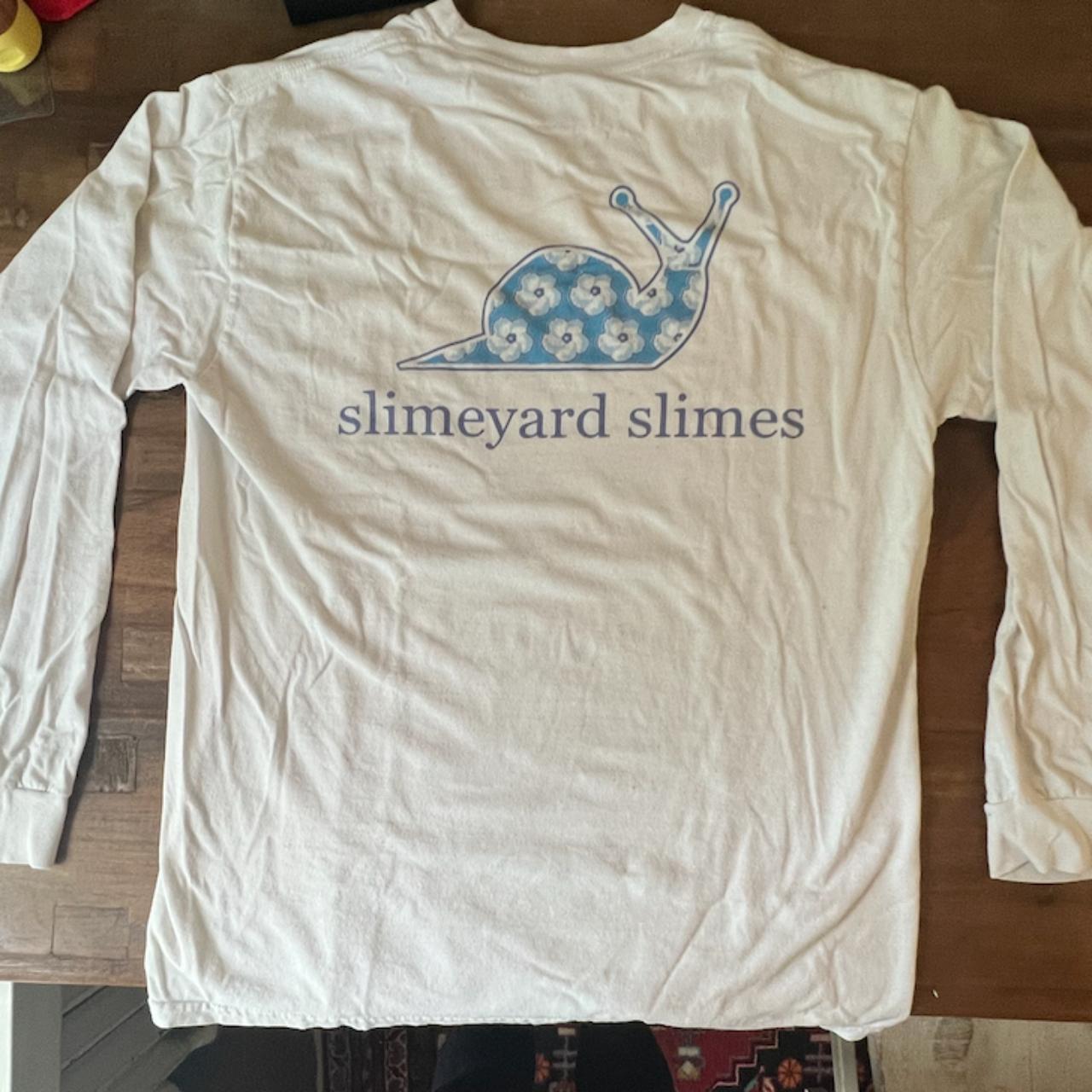 slimeyard slimes long-sleeved t-shirt vineyard vines... - Depop