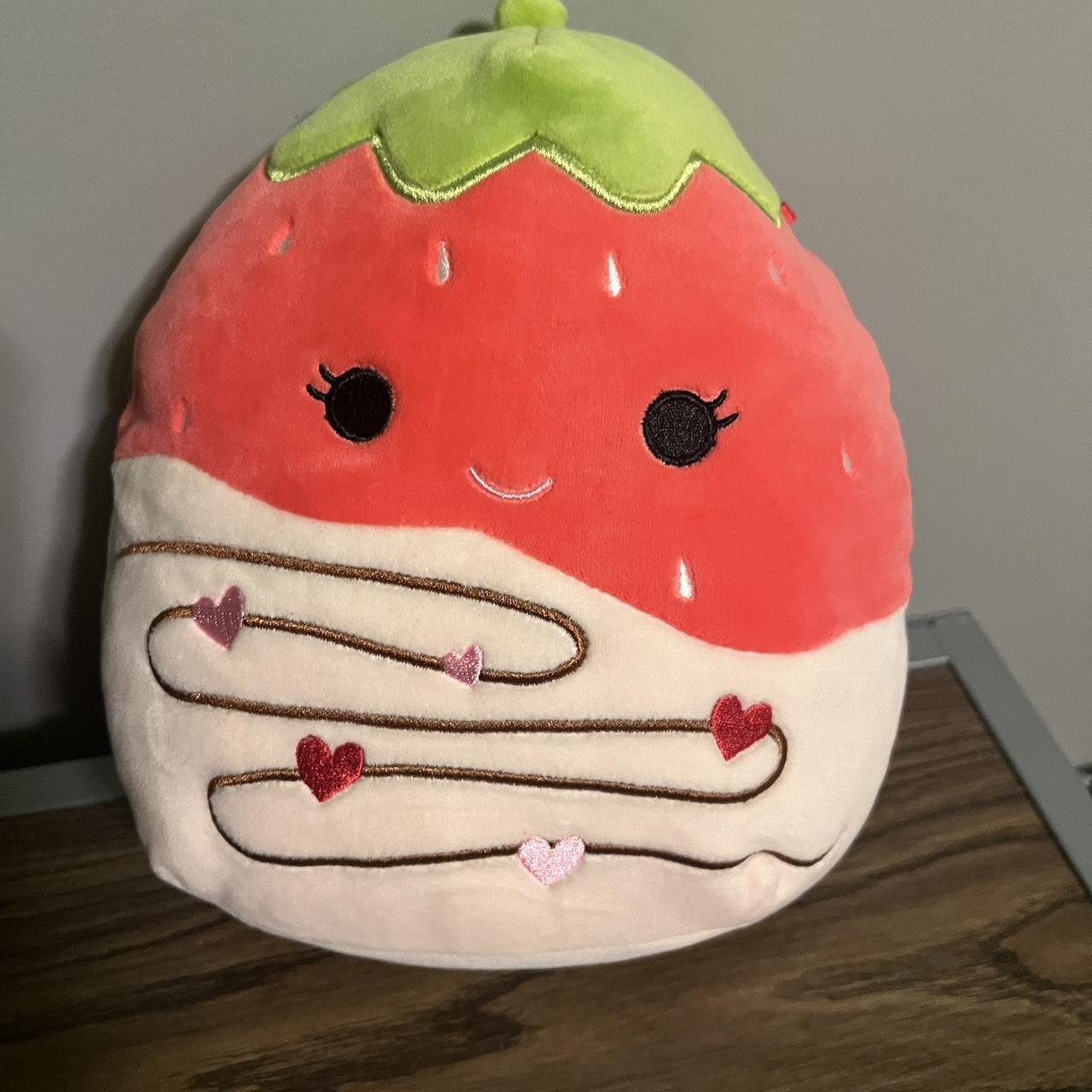 Chocolate covered strawberry squishmallow... - Depop