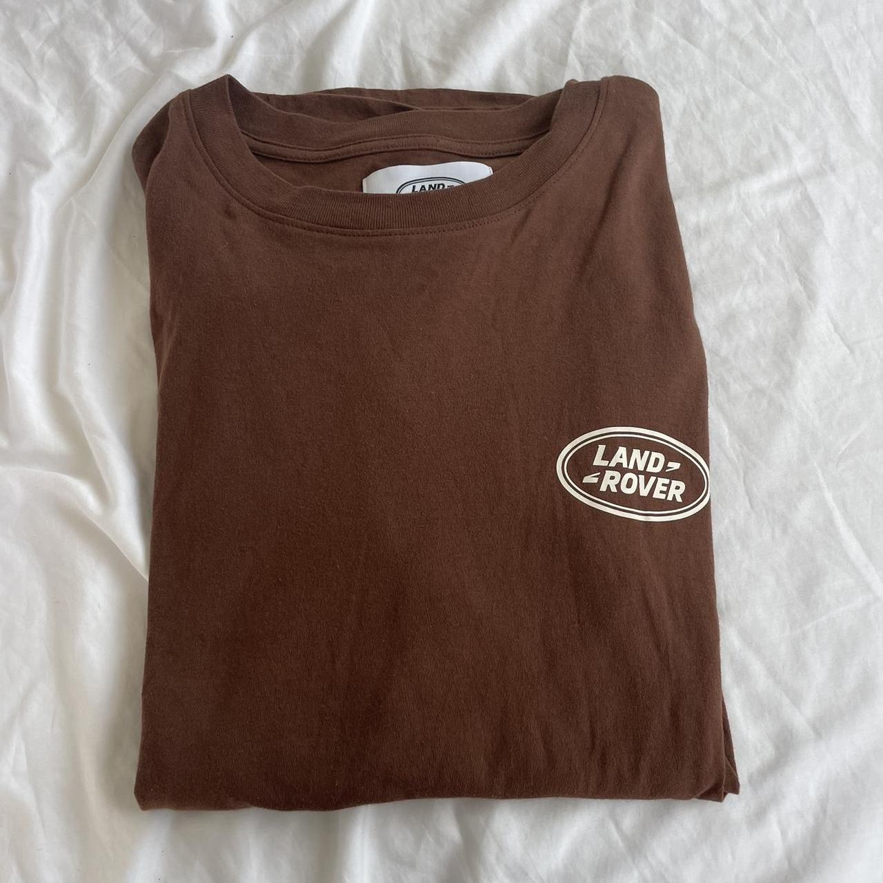 Brown pacsun Land Rover shirt XL Unisex #trendy... - Depop
