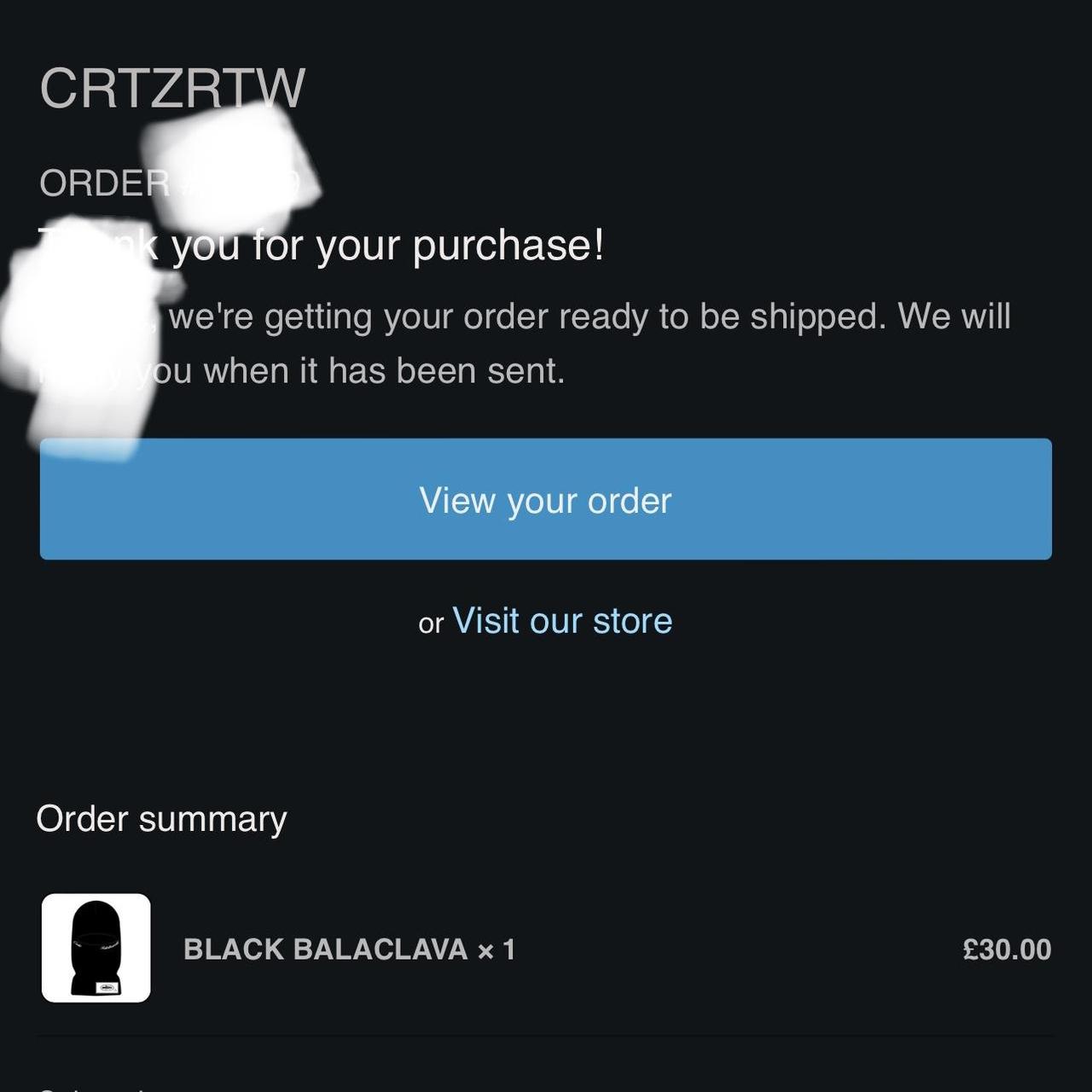 Corteiz Bally/Ski mask Only worn once - Depop