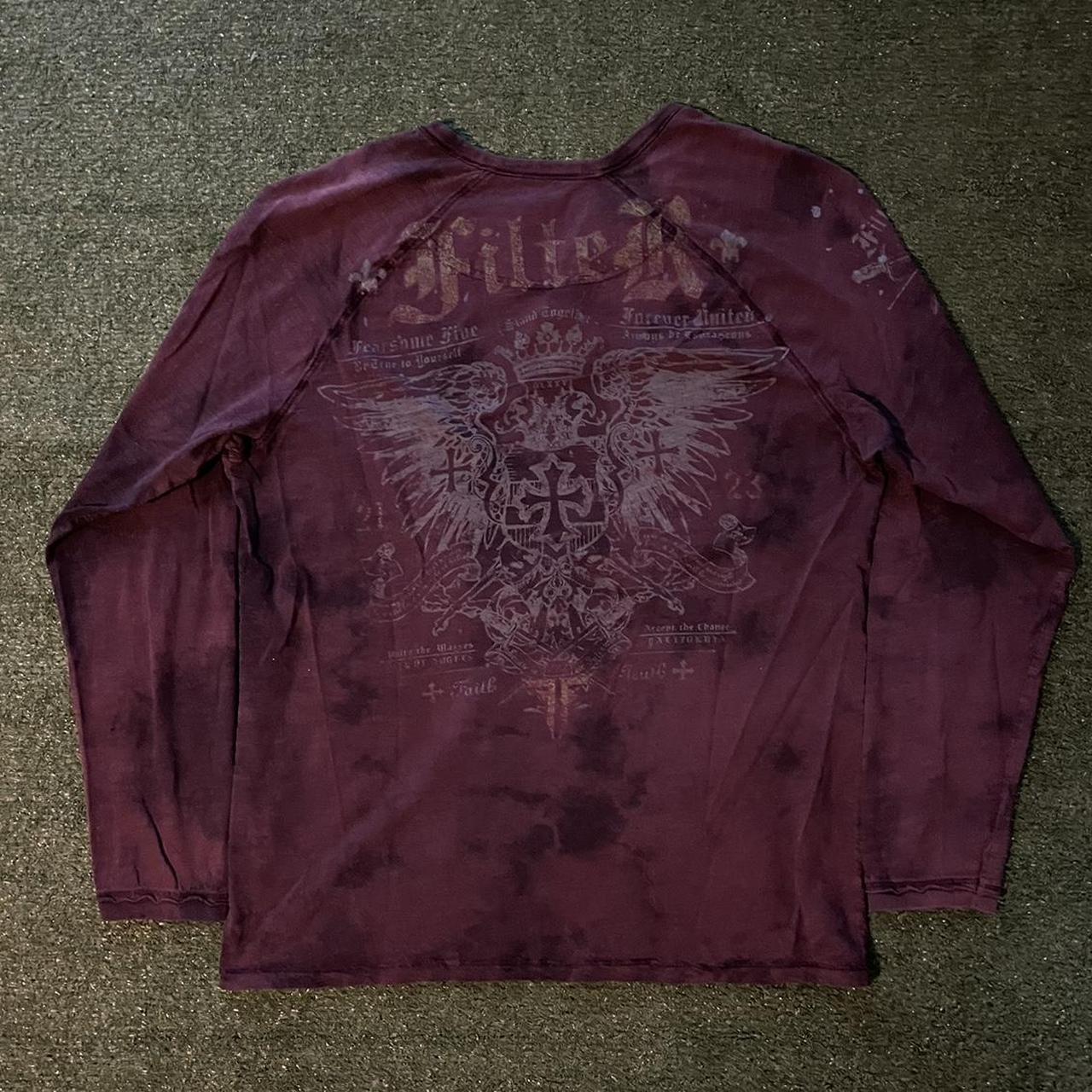 Filter longsleeve shirt Super fye back hit Tagged ... - Depop