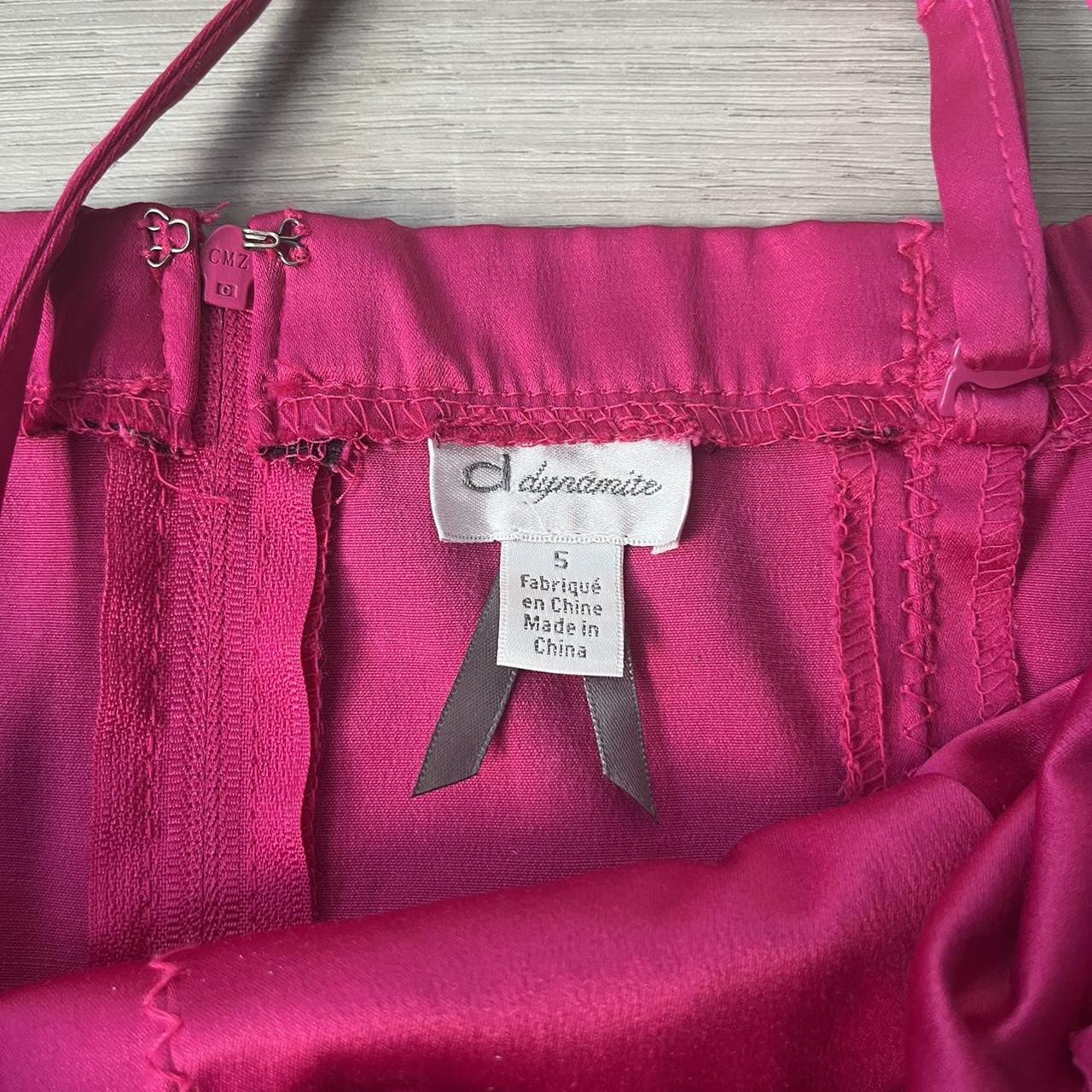 super cute hot pink cami details: size 5 | brand is... - Depop