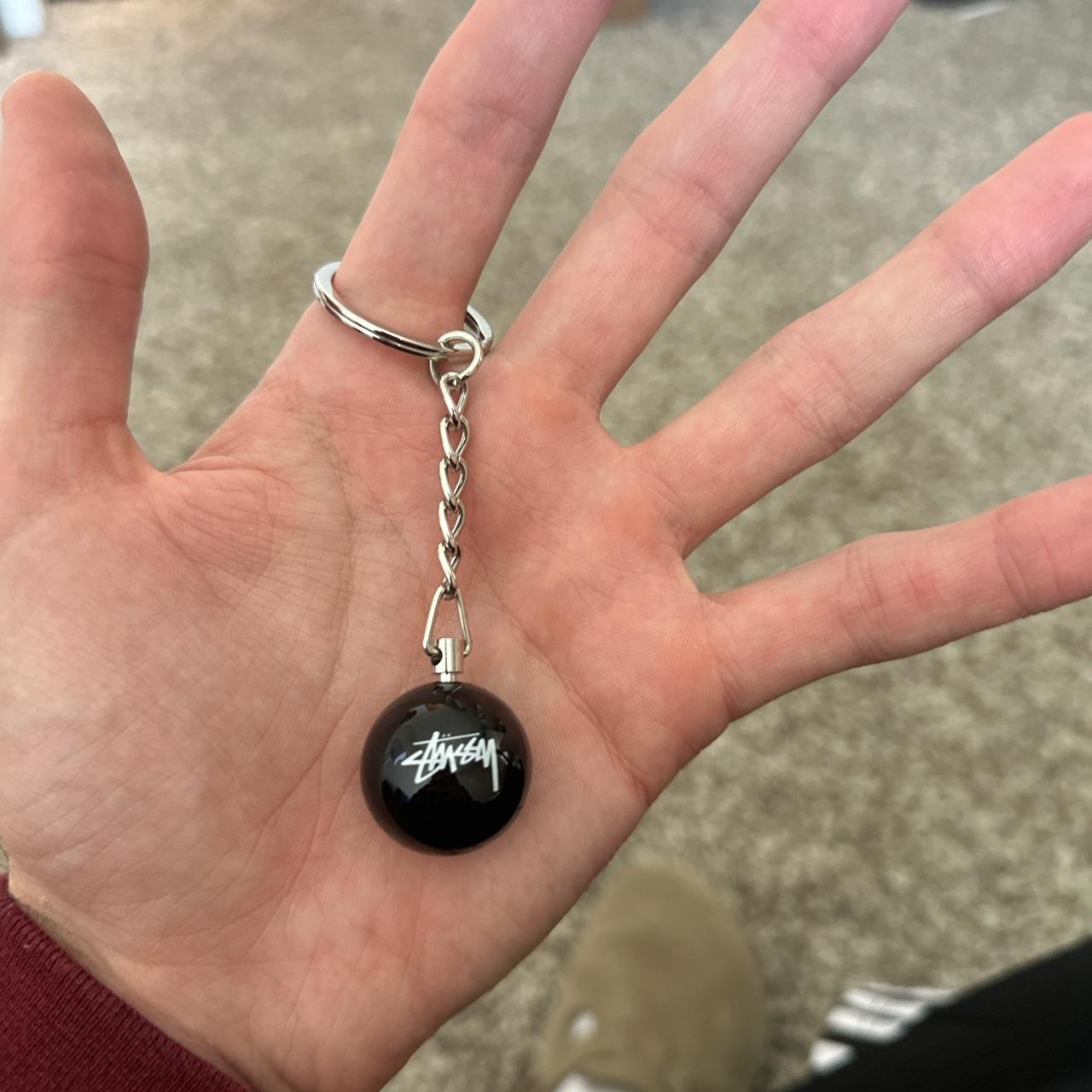 Stussy 8ball keychain #stussy #hype - Depop