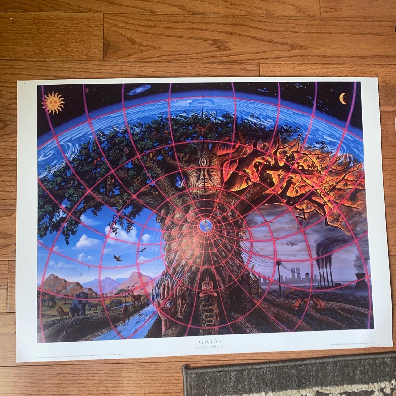 Alex gray tree of life Gaia print Only damage is... - Depop