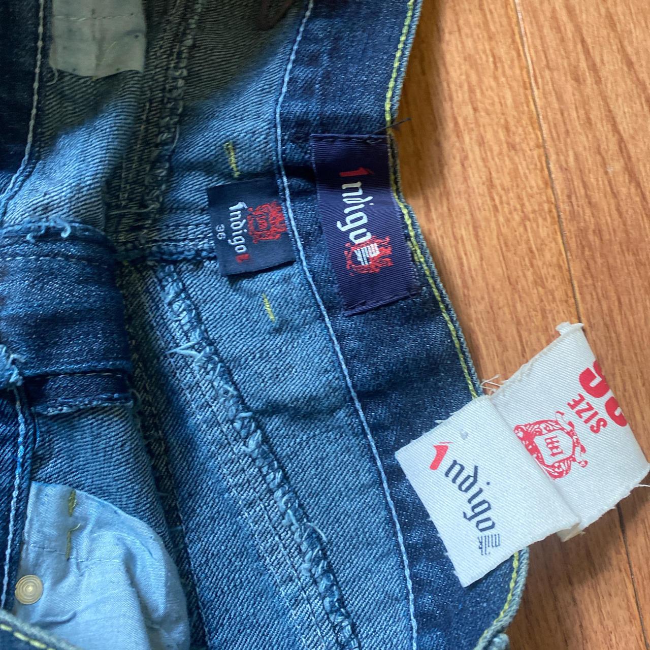 CRAZY y2k baggy jorts affliction skater grunge emo... - Depop