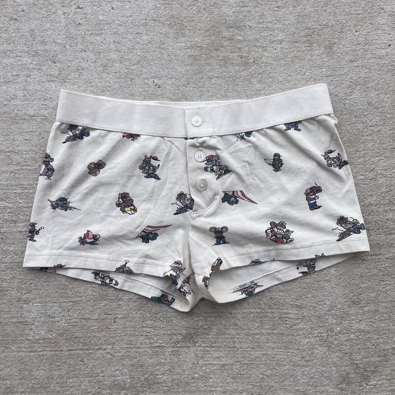brandy melville boxer shorts -nwot! -open to... - Depop