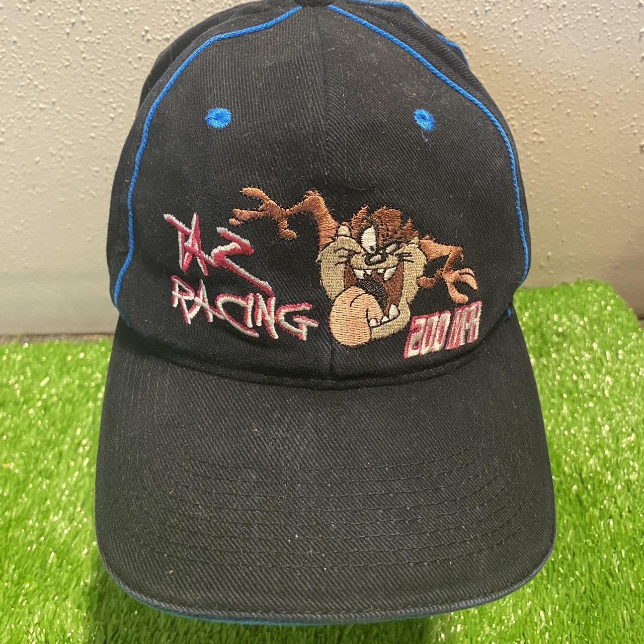 Taz Racing Hat Cap Adjustable OSFM Black Nascar... - Depop