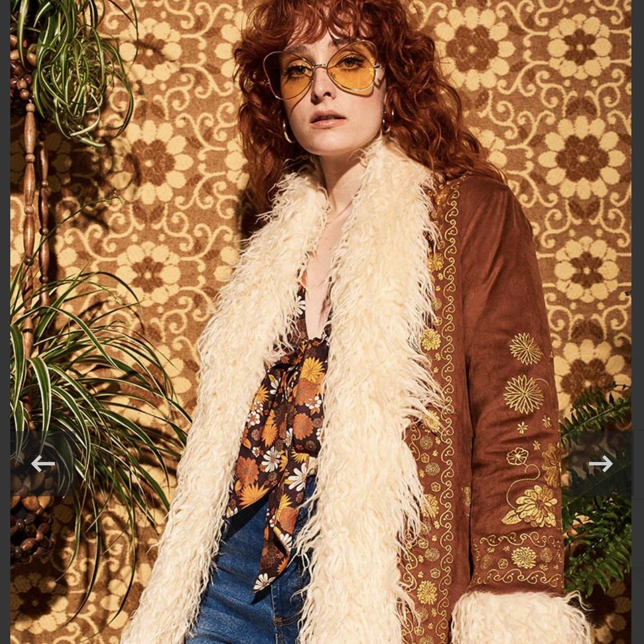 HIPPIE SHAKE BREAKING HEARTS BROWN PENNY LANE... - Depop