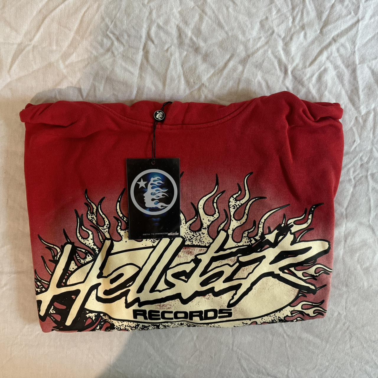 Red Hellstar Hoodie - size medium, worn once , still... | Depop